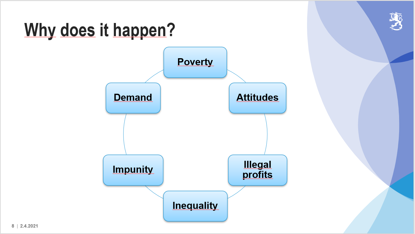 Dr. Venla Roth: “Action against trafficking in human beings requires ...
