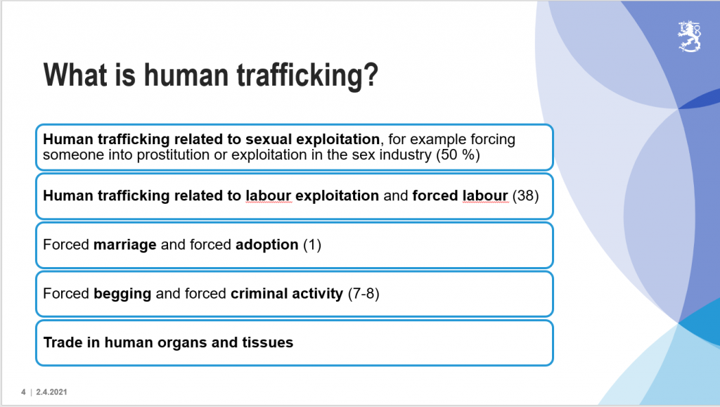 Dr. Venla Roth: “Action against trafficking in human beings requires ...